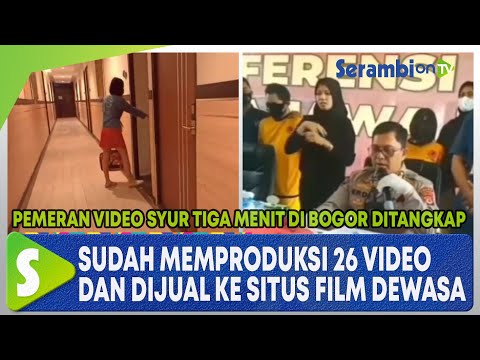 Pemeran Video Syur Tiga Menit di Bogor Ditangkap, Sudah Memproduksi 26 Video Dewasa