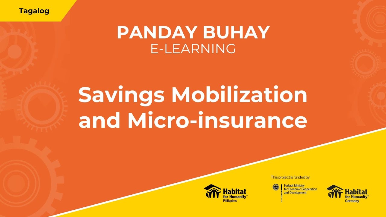 Savings Mobilization and Micro-insurance (Tagalog) - YouTube
