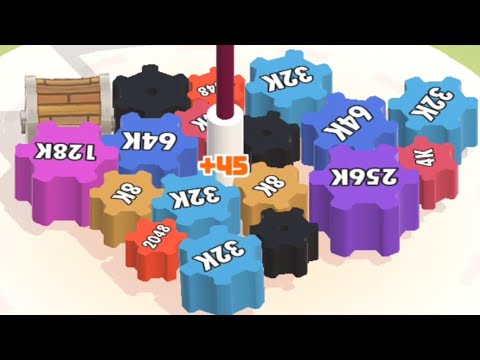 Merge Blocks 3D - 2048 Puzzle New Block! Unlock 512k-1024k - iOS ...