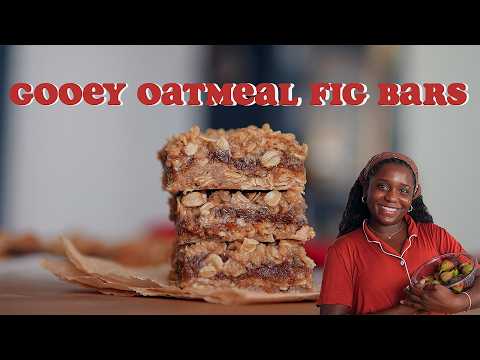 Fig Newtons ain't got NOTHING on these Oatmeal Fig Bars using Fresh Figs ✨