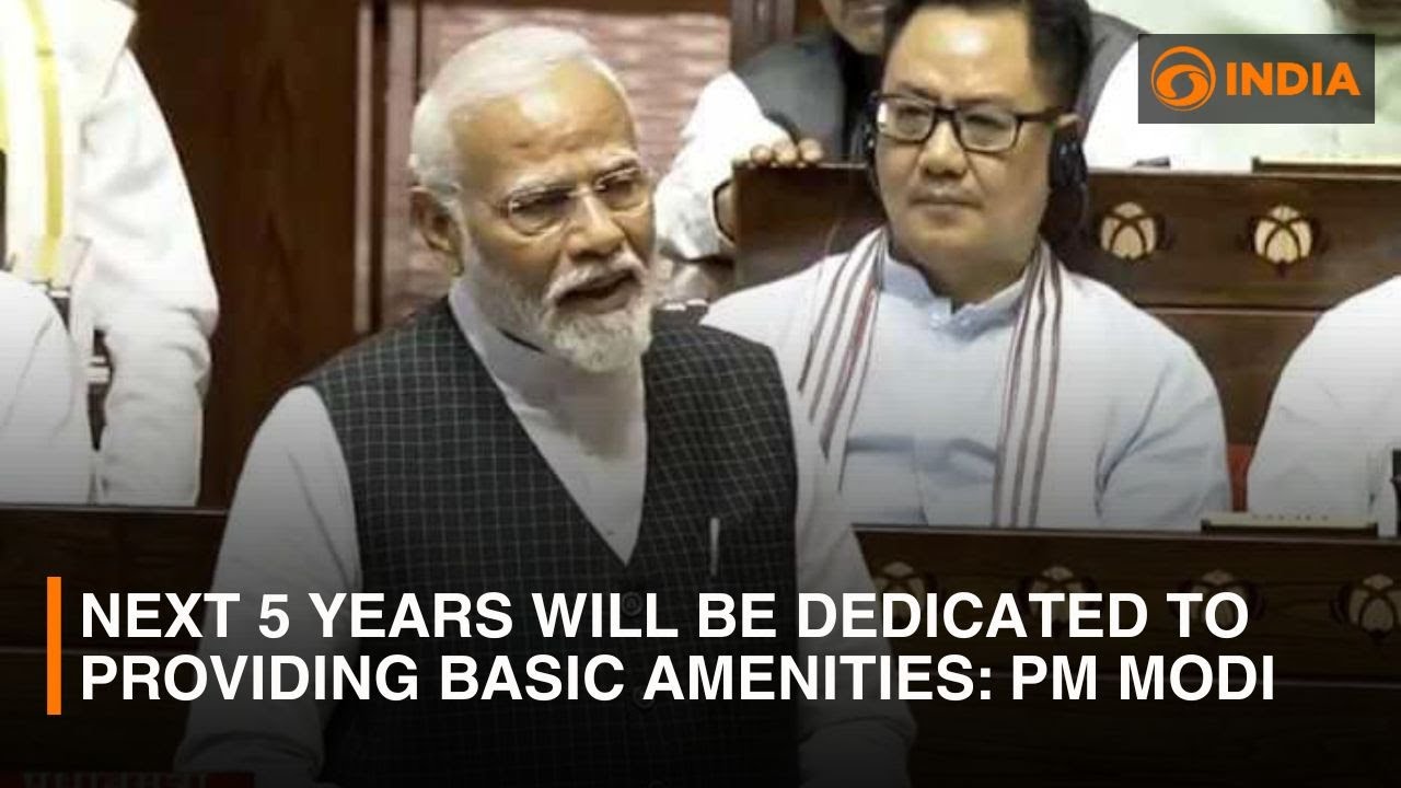 Next 5 years will be dedicated to providing basic amenities: PM Modi | DD India - YouTube