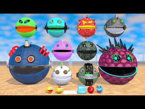 Pacman & the Autonomous Robot Squad | Bubble Wrap Trap & Mummy in the Ice Cube