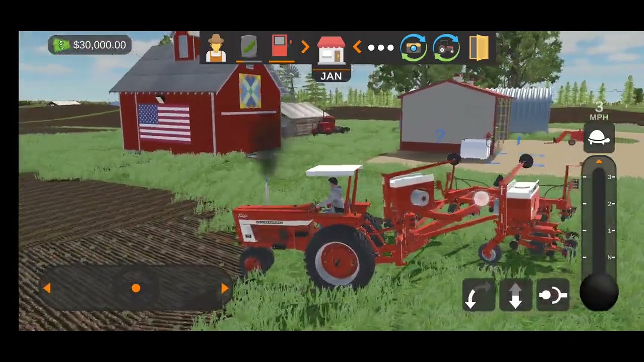 American farming simulator gameplay | farming simulator - YouTube