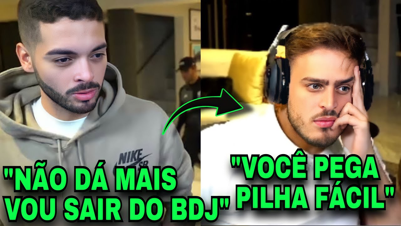 NZÃO CHORA E DIZ QUE VAI SAIR DO BONDE DO JON VLOGS APÓS CONFUSÃO NA ...