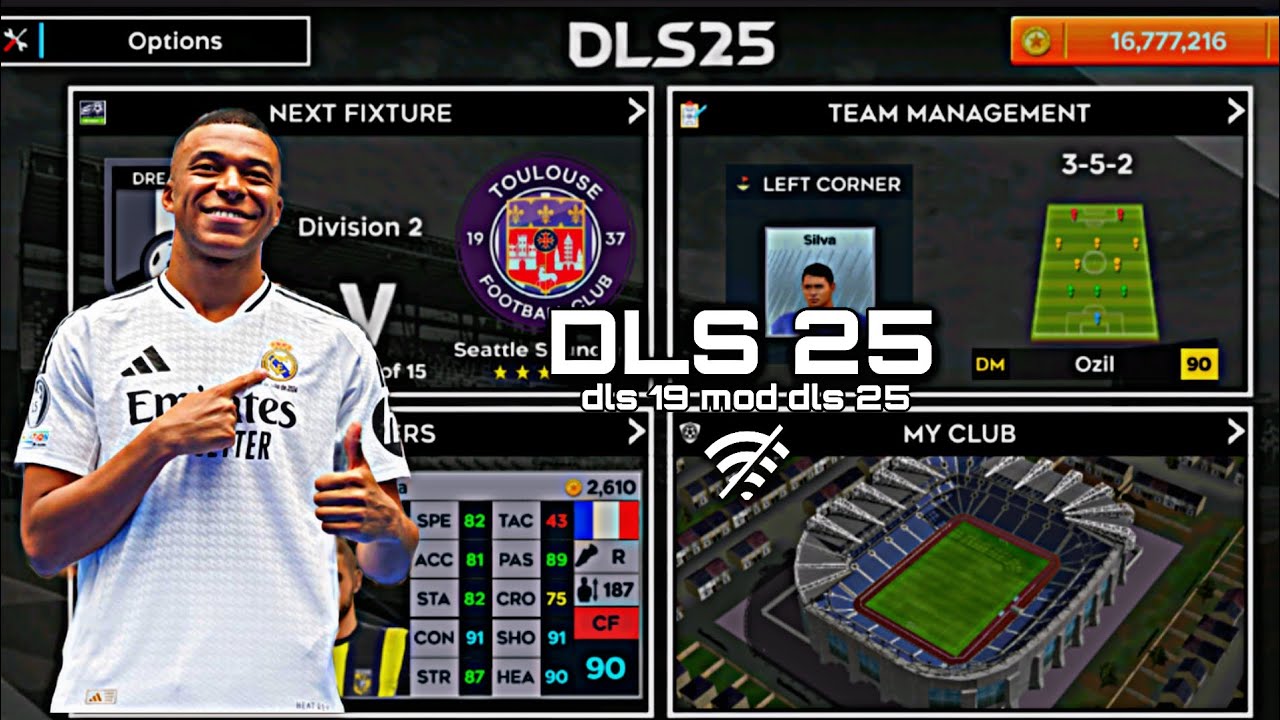 DLS 25 (dls 19mod dls 25) አዲስ ምርጥ የኳስ ጌም - YouTube