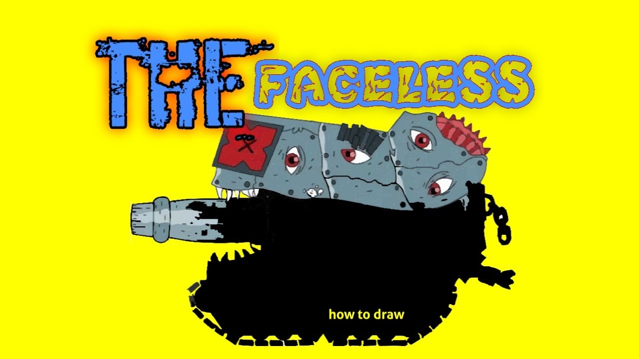 How to draw a cartoon tank The Faceless (HomeAnimations), Как ...