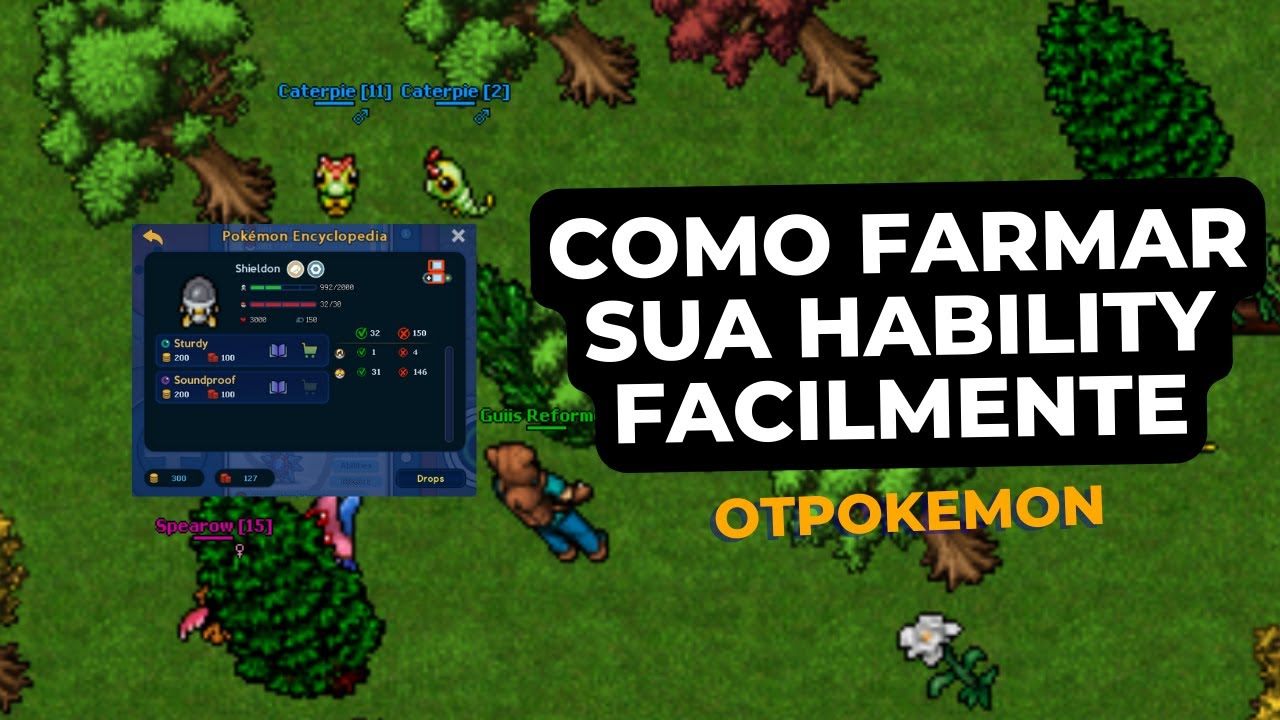 COMO FARMAR SUA HABILITY FACILMENTE NO OTPOKEMON - YouTube