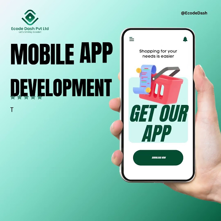 Mobile App Development with Ecode Dash | Application Development #appdevelopment #ecodedash ...