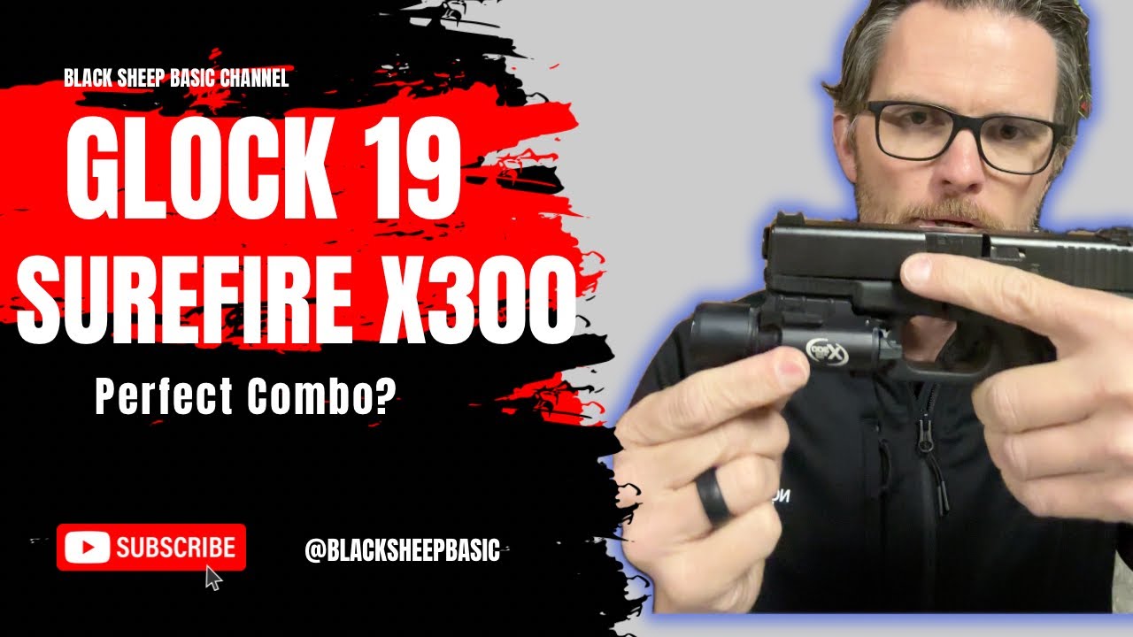 Surefire x300 on a #glock 19 Review - YouTube