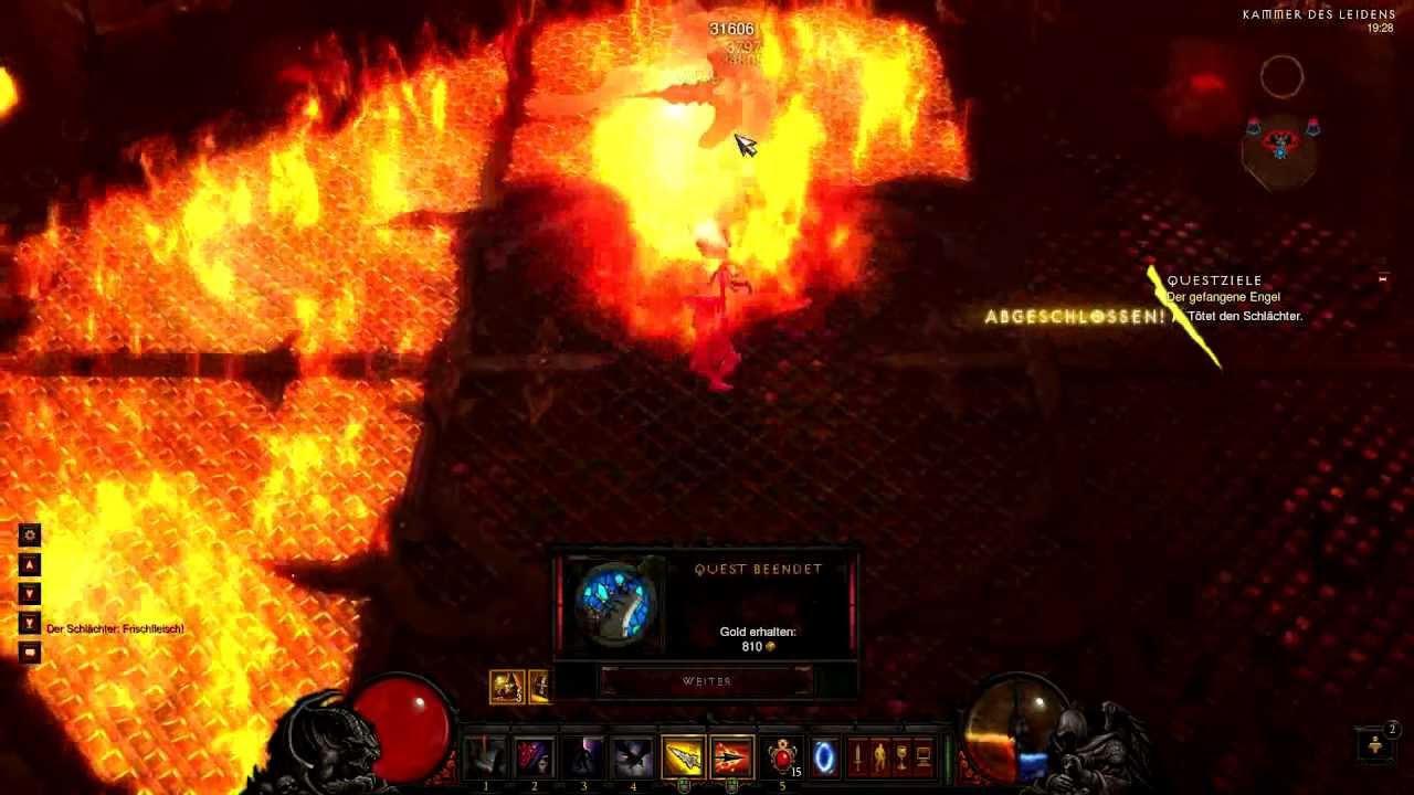 D3 DH Inferno Butcher Fast Kill - YouTube