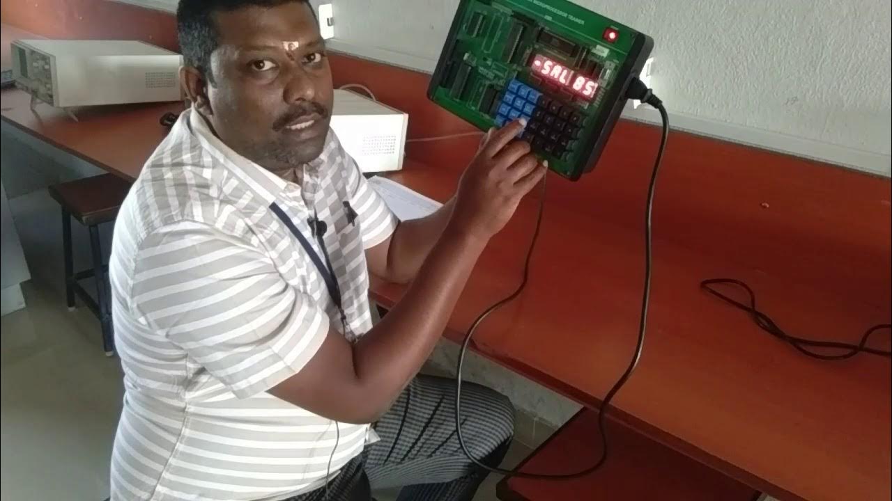 Addition of two 8 bit numbers using 8085 microprocessor trainer kit|| 2021 ||by Harsha.karri ...