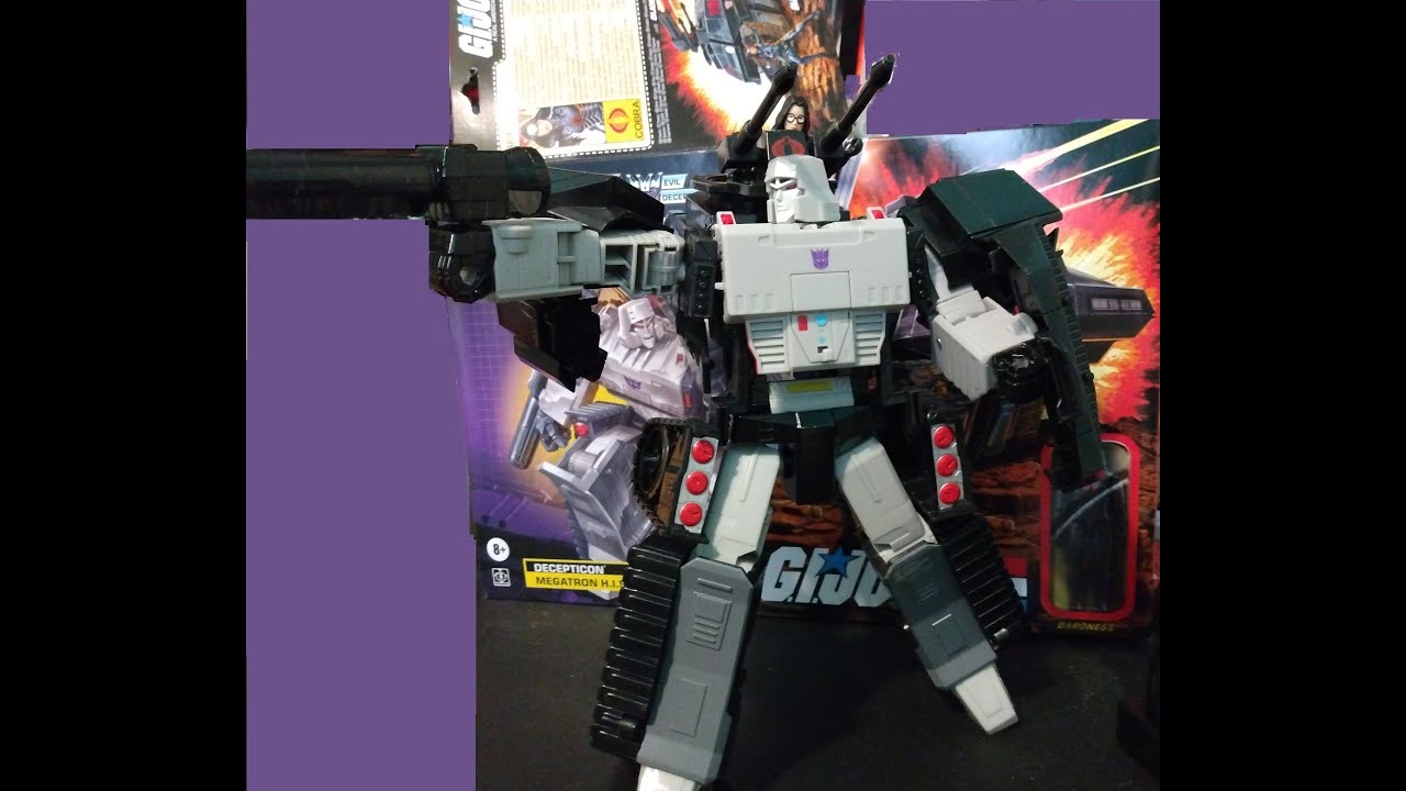 Transformers G.I, Joe Collaborative Megatron and Baroness - YouTube