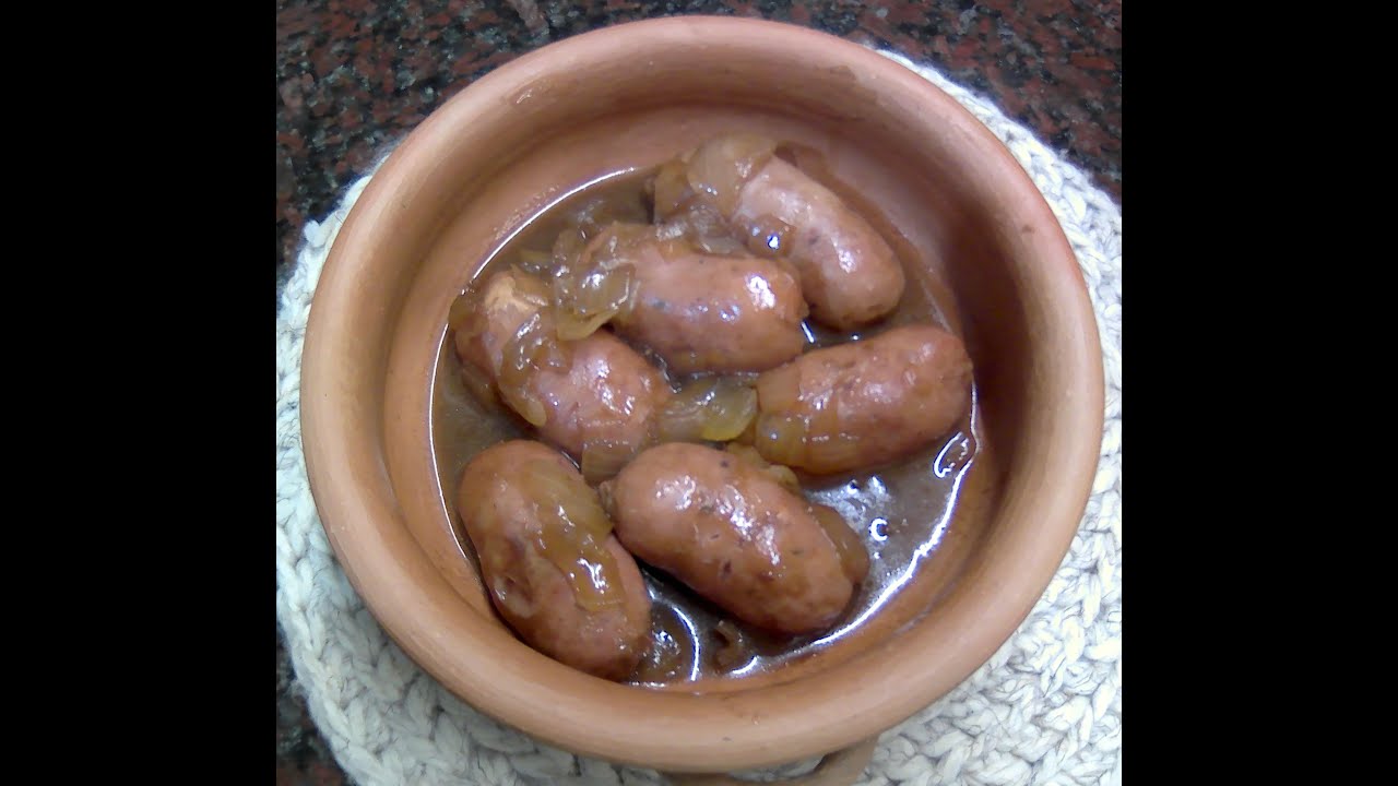 Chorizos Bombón con Salsa de Vino Agridulce - YouTube