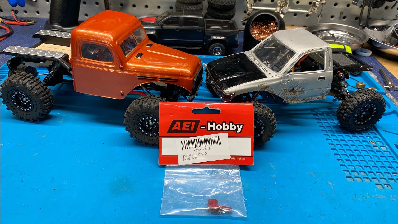 SCX24 Aluminum Servo arm upgrade for Emax/Stock servo! Cheap!! - YouTube