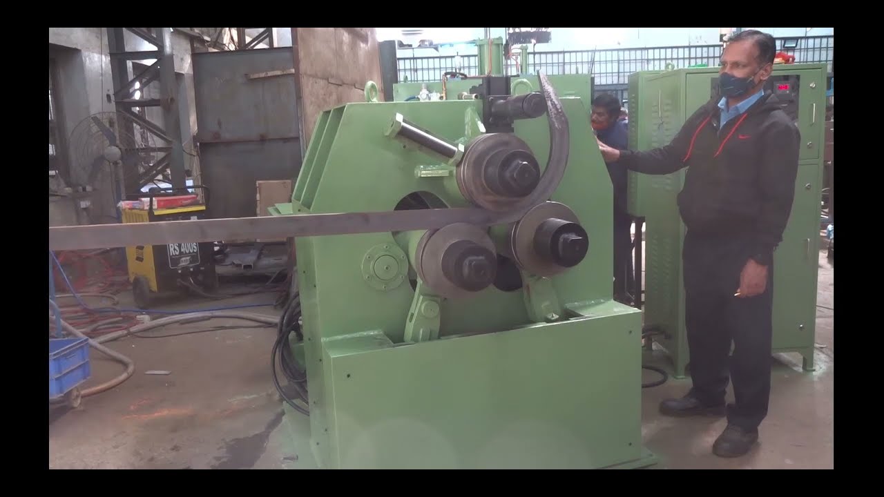 Section Rolling Machine for Starter Rings - YouTube
