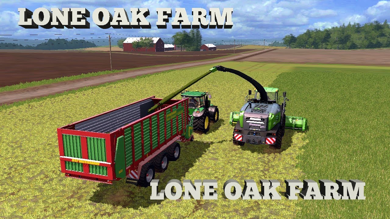 18+ Карта LONE OAK FARM Farming Simulator 17 Колхозим - YouTube