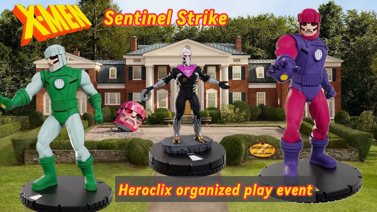 Heroclix X-Men 97 Sentinel Strike Organized Play Kit Event - YouTube