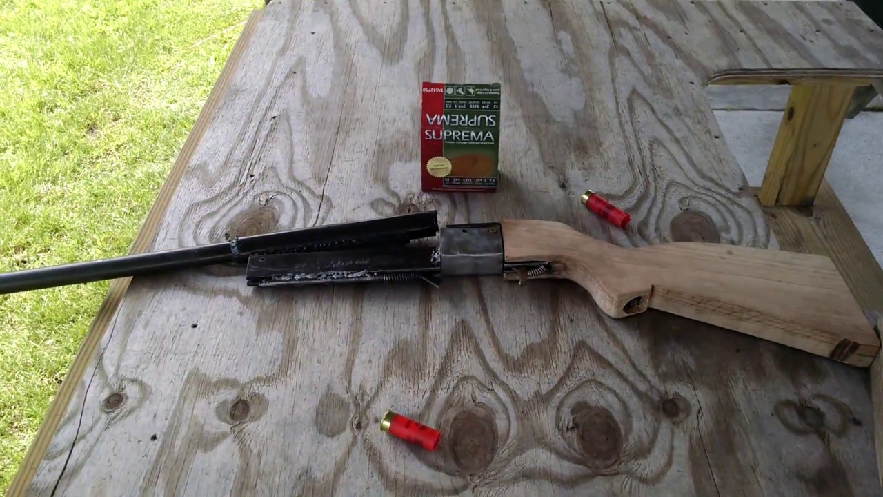 Shooting break action 12 gauge shooting test/project - YouTube