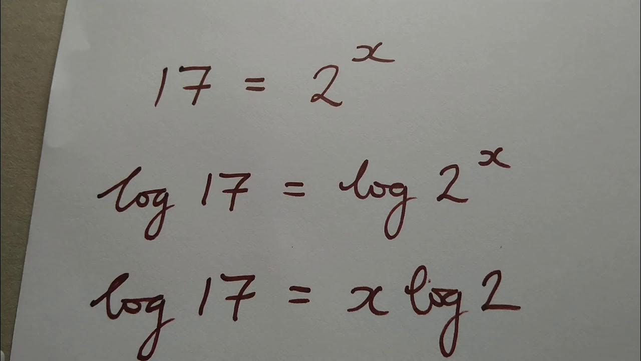 Laws of Logarithms - Log of a number raised to a power is power ...