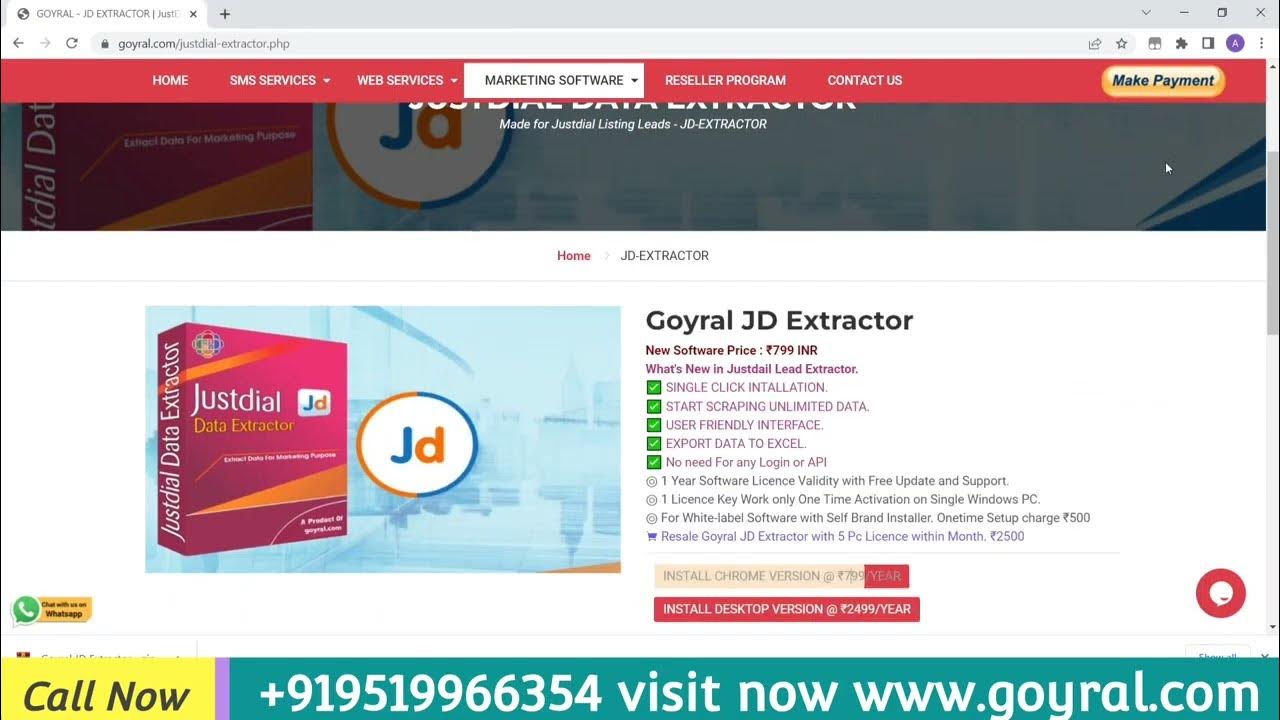 Data Extract From Justdial | JD Data Extractor - YouTube