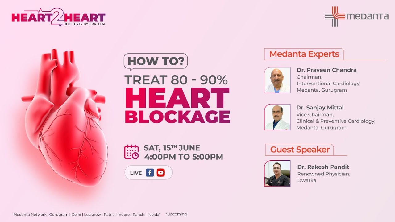 Heart 2 Heart (Episode - 5): How to treat 80-90% Heart Blockage? - YouTube