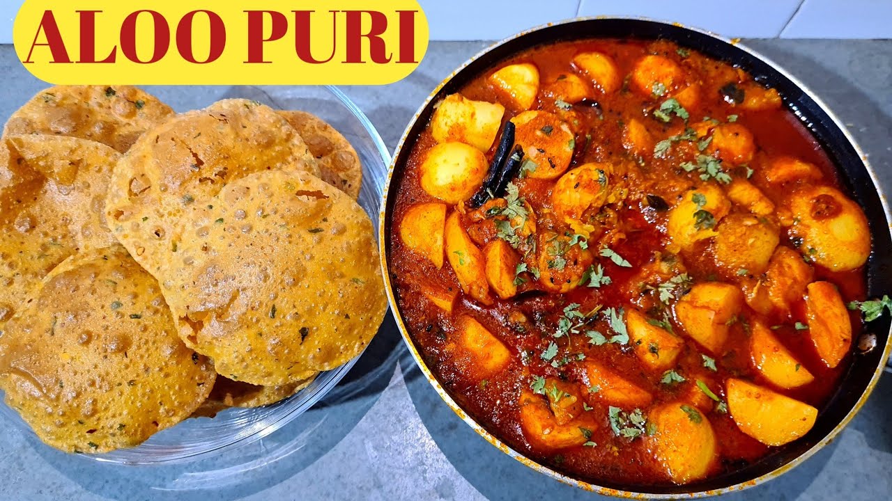 Alu puri ki sabji | aloo puri | aloo poori | alu poori | #sabji #sabzi ...