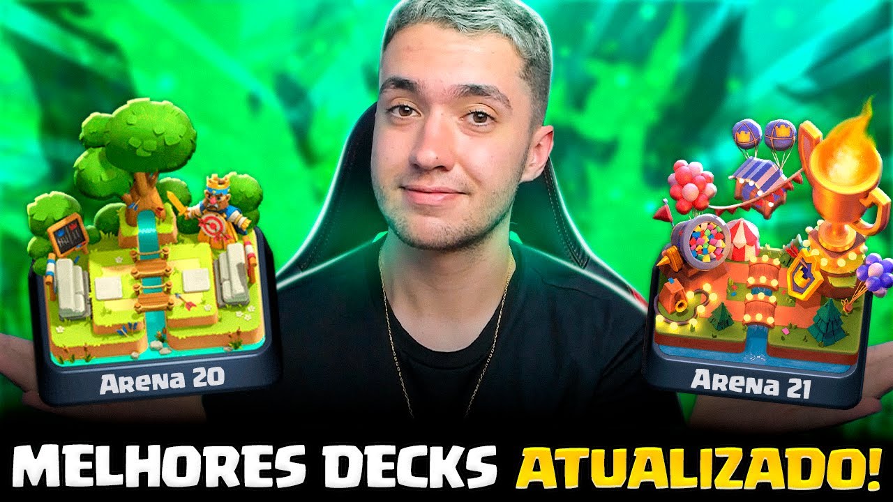 MELHORES DECKS PARA ARENA 20 E 21 EM 2024 NO CLASH ROYALE! - YouTube