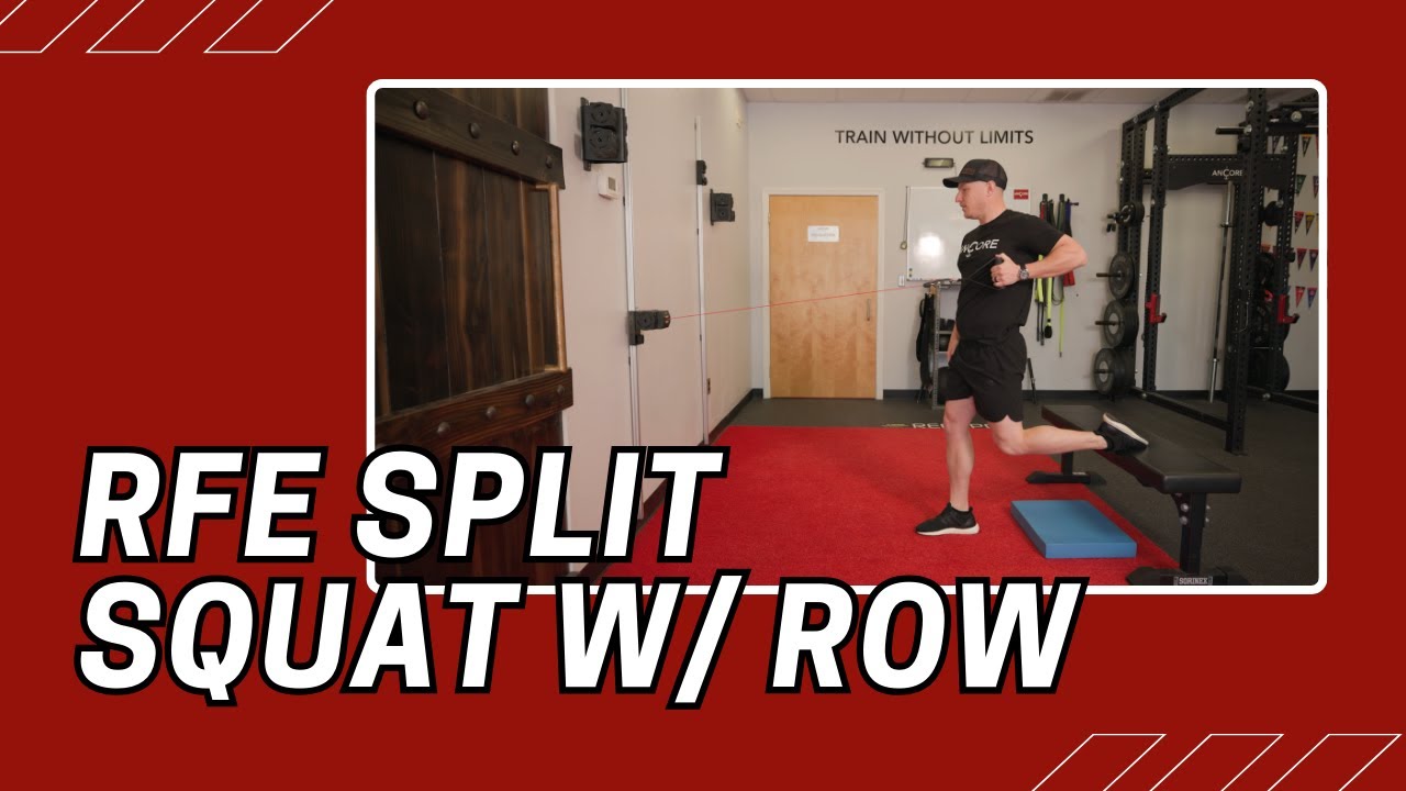 RFE Split Squat w/ Row | Cable Machine Exercise - YouTube