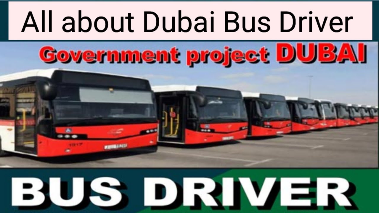 Dubai bus driver job and Salary. - YouTube