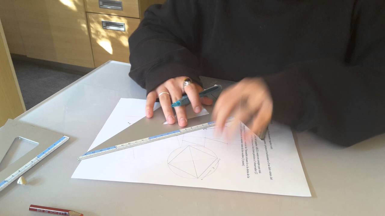 Construcció d'un hexaedre regular 2 (dièdric) - YouTube