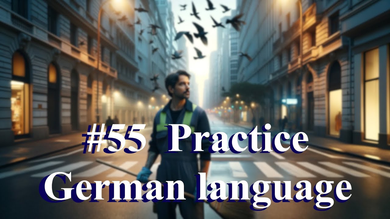 #55, Practice German language, text and audio, B1, Die Stadtvögel - YouTube