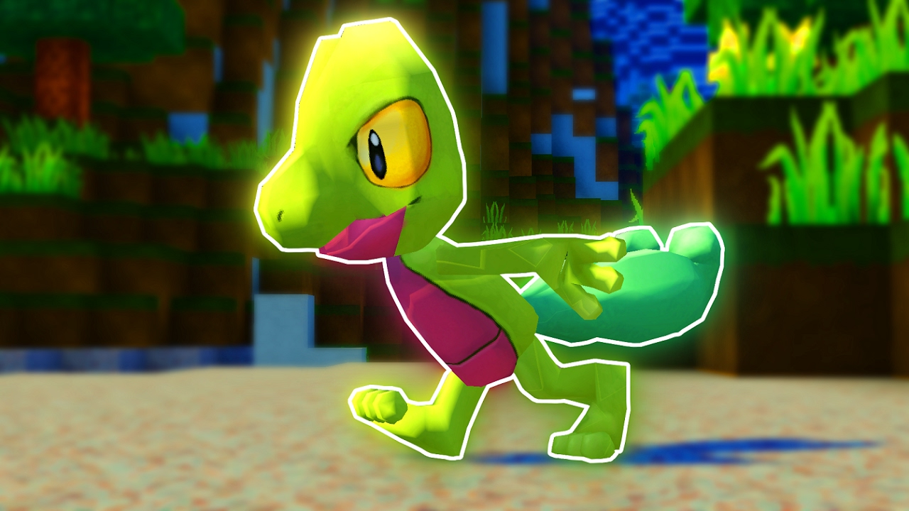 Minecraft Pixelmon - TREECKO TRUST FALL - Episode 25 - YouTube