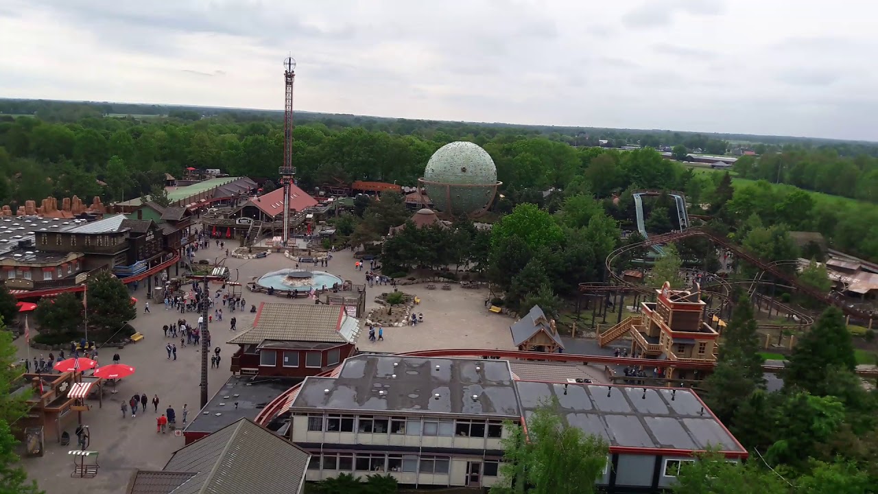 Attraction park Slagharen Netherlands - YouTube