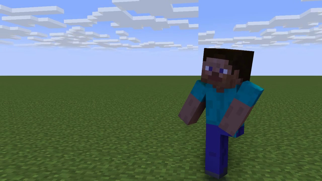 Minecraft Animation - The Crazy Steve Dance One Leg [Part 3] - YouTube