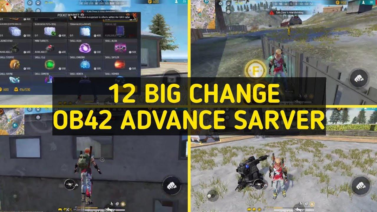TOP 12 BIGGEST CHANGES😱 IN FREE FIRE AFTER OB42 UPDATE | FREE FIRE NEW ...