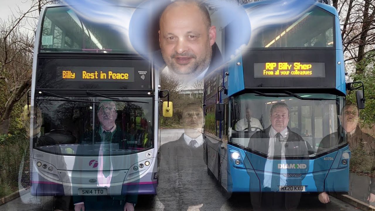 Unforgettable. A bus drivers' Tribute to Billy Shepherd RIP - YouTube