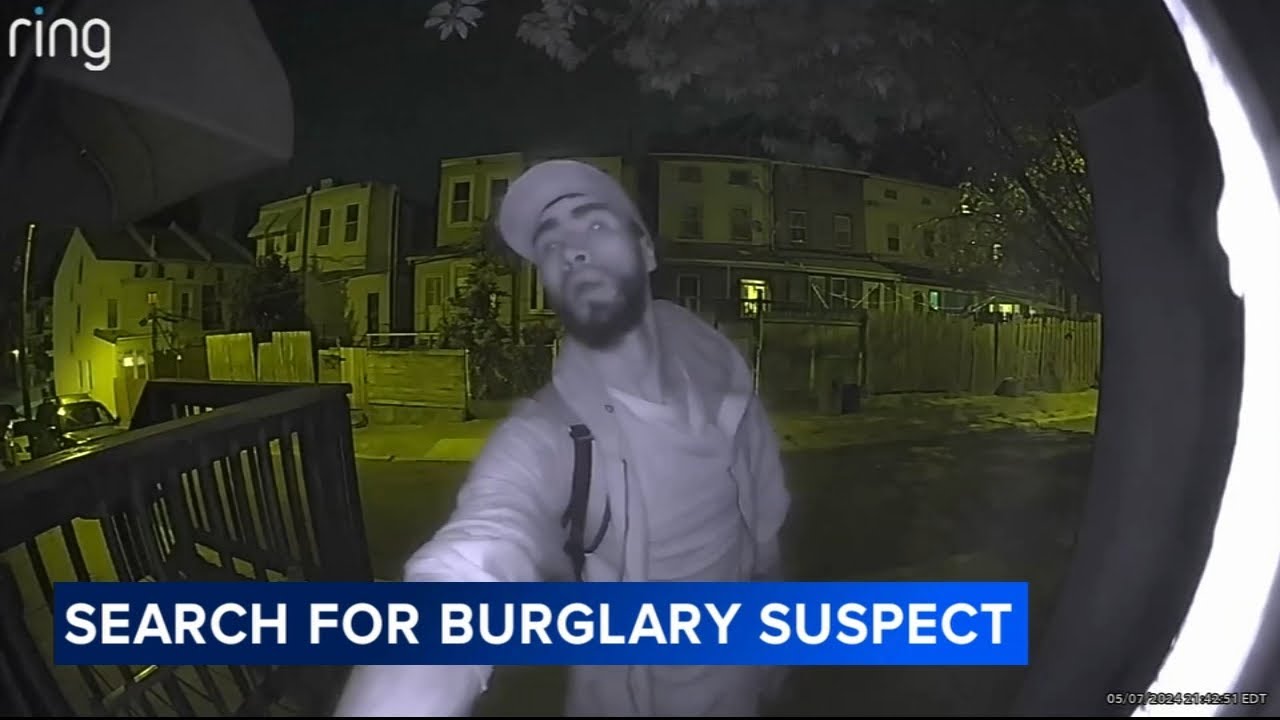 Burglary suspect caught creeping around homes; neighbors on edge - YouTube