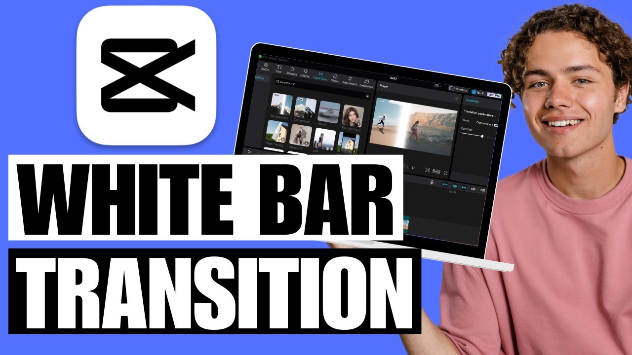 How to Smooth White Bar Transition In Capcut PC & Mac | Capcut PC & Mac Tutorial - YouTube