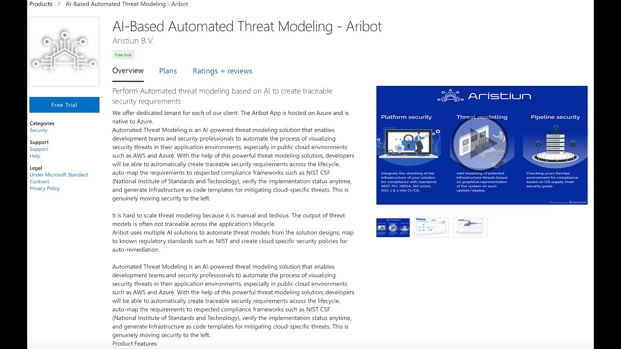 Onboard Aribot Automated Threat Modeling tool, Pipeline security direct ...