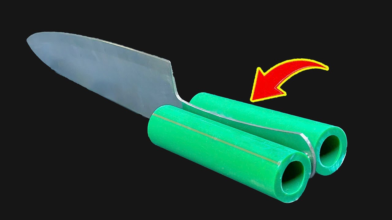 Don't Throw Away Your PVC Pipe! I'll Show You How to Make a PVC Knife ...