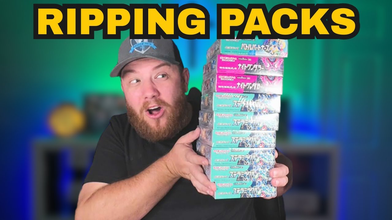 Ripping Packs & Pricing Cards for Pokemon Card Show - YouTube
