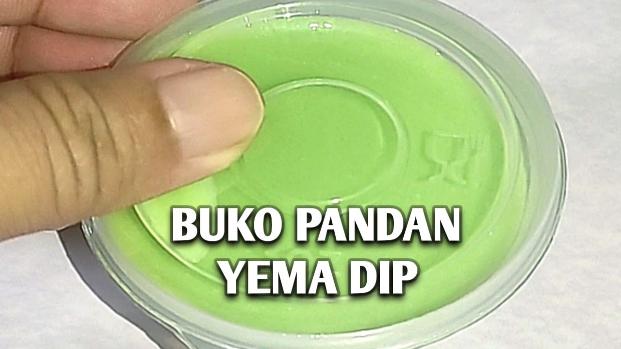 My Buko Pandan Yema Dip for My Pandan Kutsinta/Buko Pandan Dip/ - YouTube