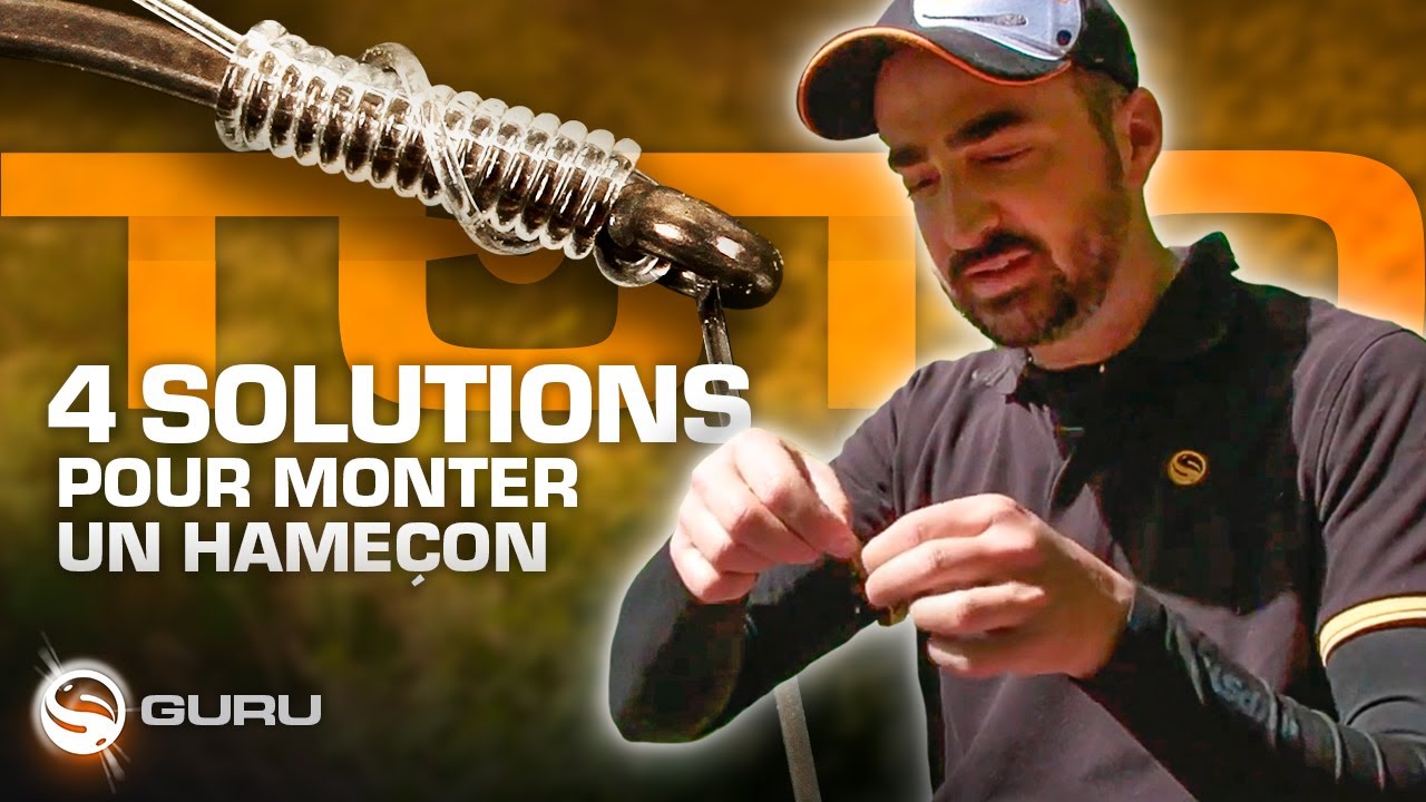 4 solutions pour monter un hameçon à oeillet : tutoriel - YouTube