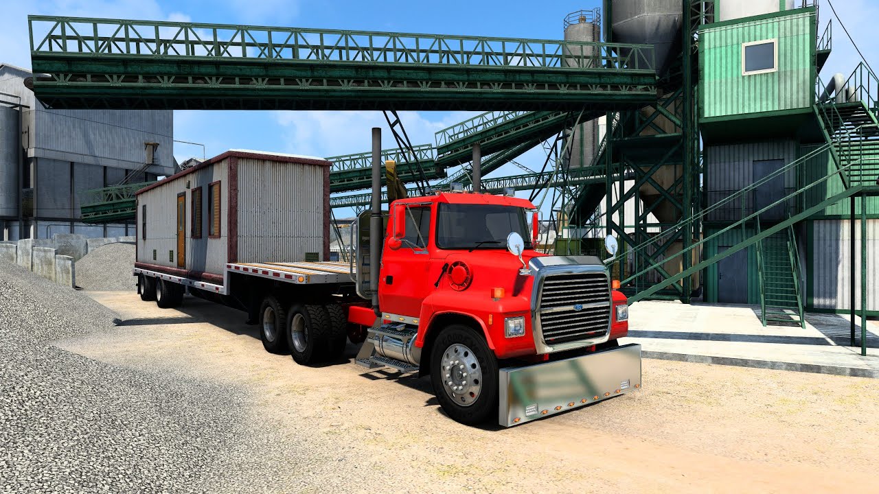 American Truck Simulator 83 - Ford L8000 - YouTube