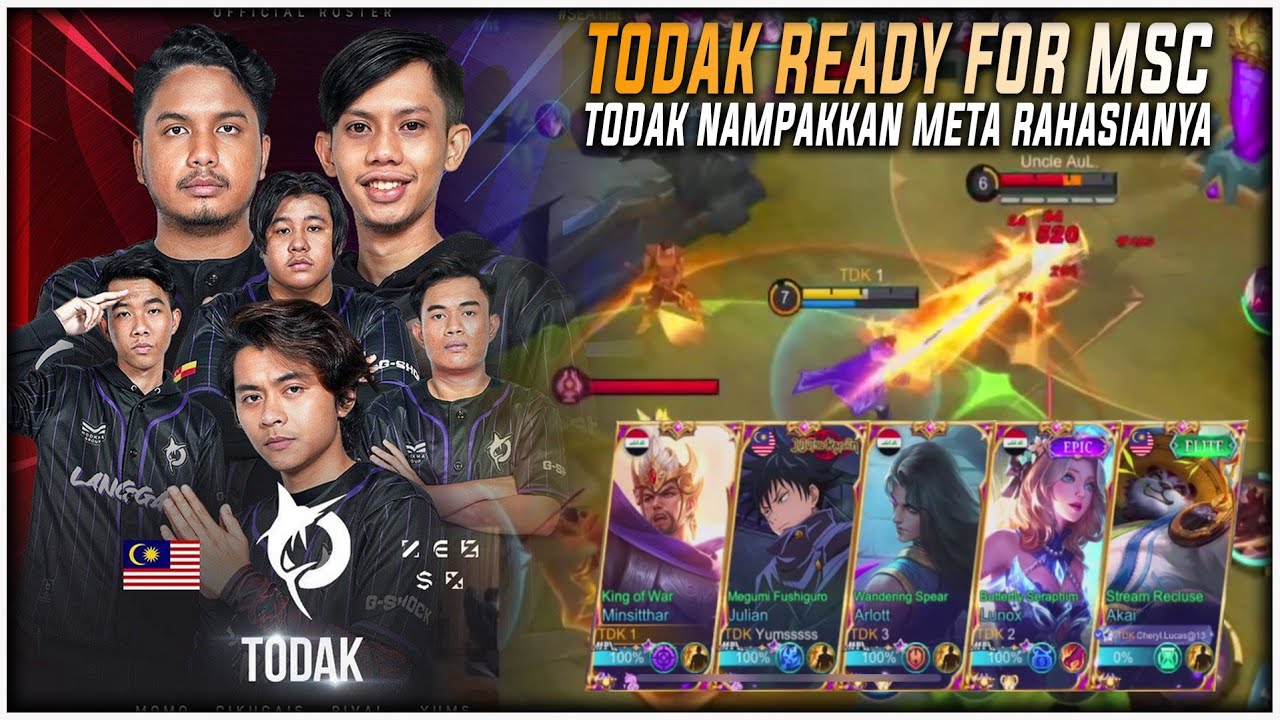Todak Ready For MSC🔥!! Team Todak Try Meta Rahasia Dekat Rank - Mobile ...