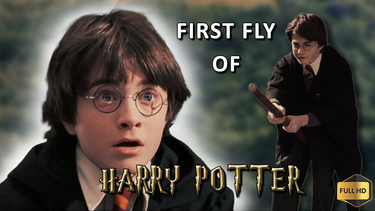 Harry Potter Flies for the First Time | Harry Potter and the ...
