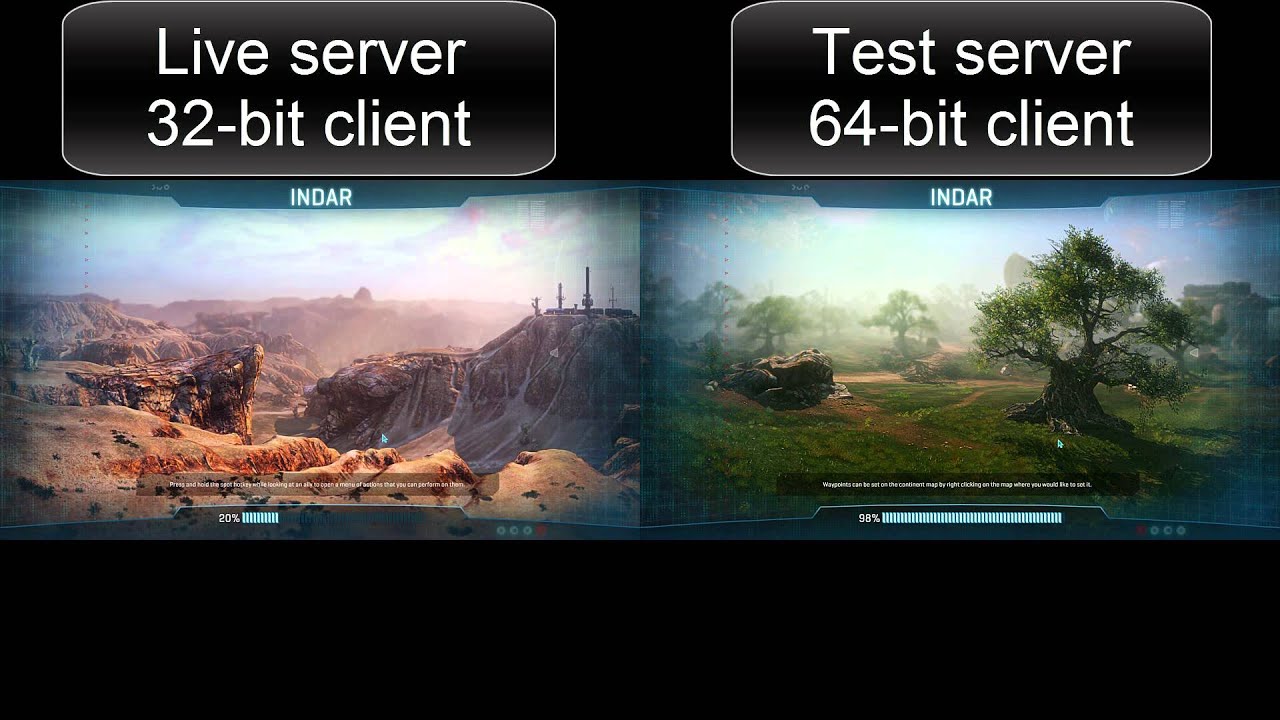 Planetside2 32 bit Vs 64 bit YouTube