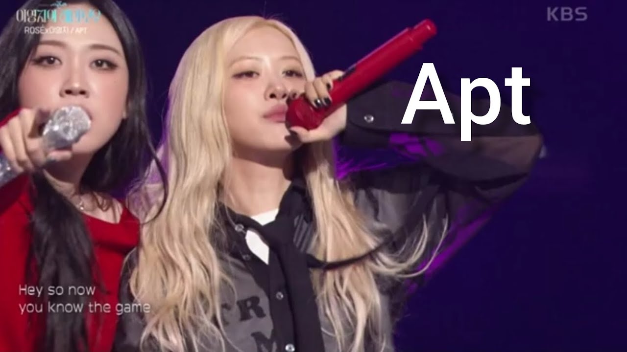 youngji with rose apateu performance - YouTube