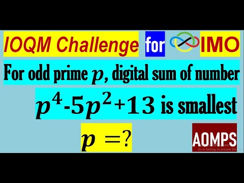 Find the odd prime number p such that sum of digits of number p^4-5p^2 ...