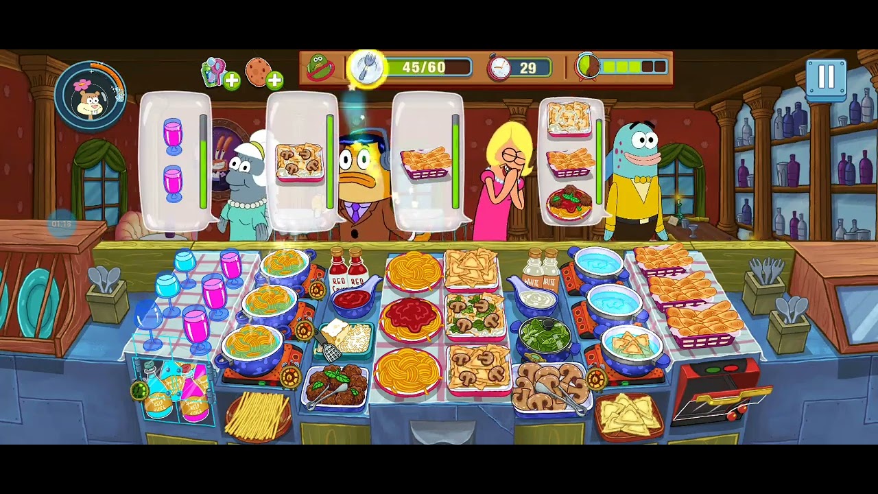 SpongeBob: Krusty Cook-Off - Pasta La Vista (Level 96/120) - YouTube